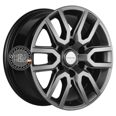 Khomen Wheels KHW1723 (Hyundai H-1/Staria) 17x8 6x139.7 et50 dia92.5 Gray