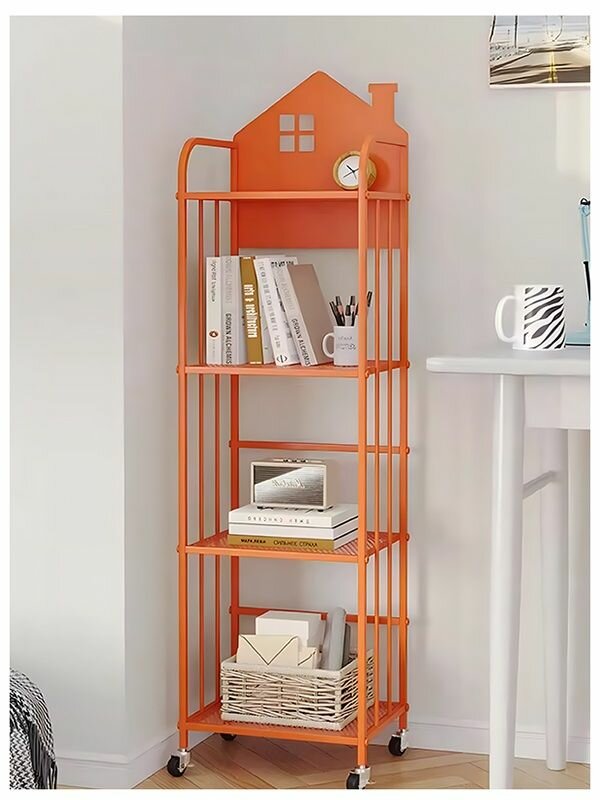 Книжный держатель "Orange Y756", металл, 3 слоя, 35 см х 25 см х 126 см