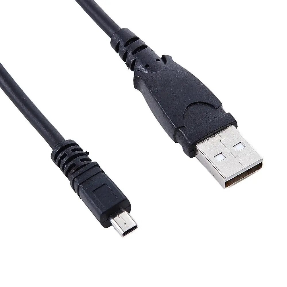 8-контактный USB-кабель для зарядки аккумулятора, кабель синхронизации данных, шнур для камеры Olympus T-100 FE-5050 VG-120 VH-520