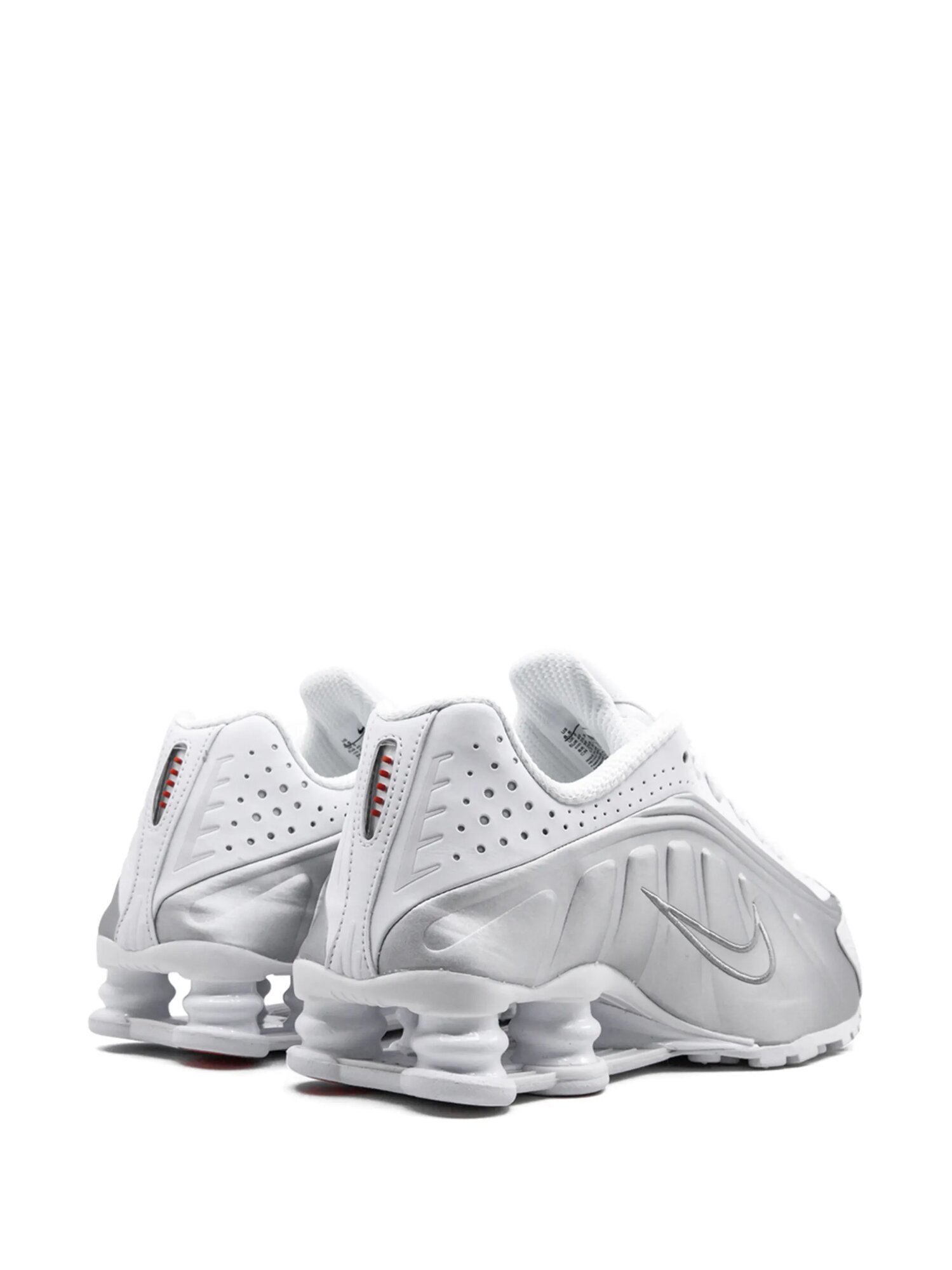 Кроссовки NIKE Shox R4, размер 7.5 US, серебристый — фото 1