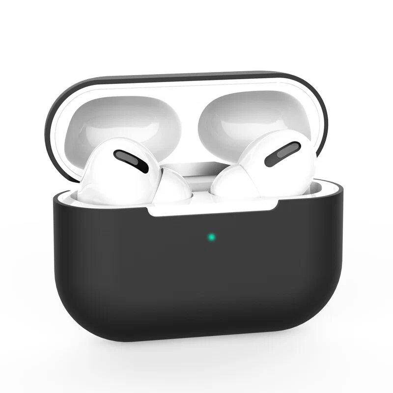 Чехол для наушников АирПодс 3 (Чёрный) / AirPods 3 (Black)