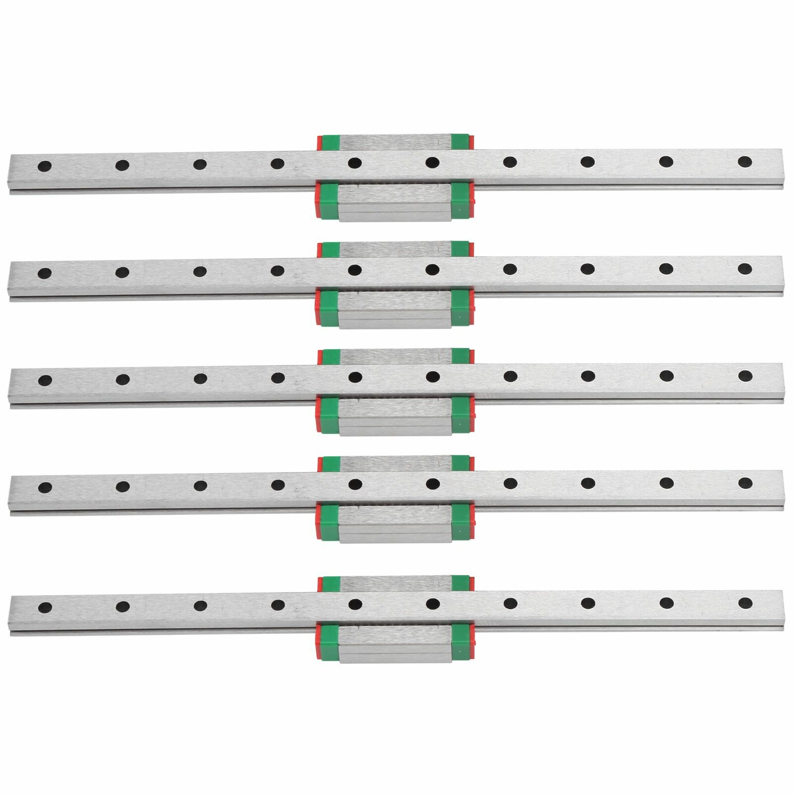 5шт Нержавеющая Направляющая 150 мм с Ползунком для 3D-принтера
