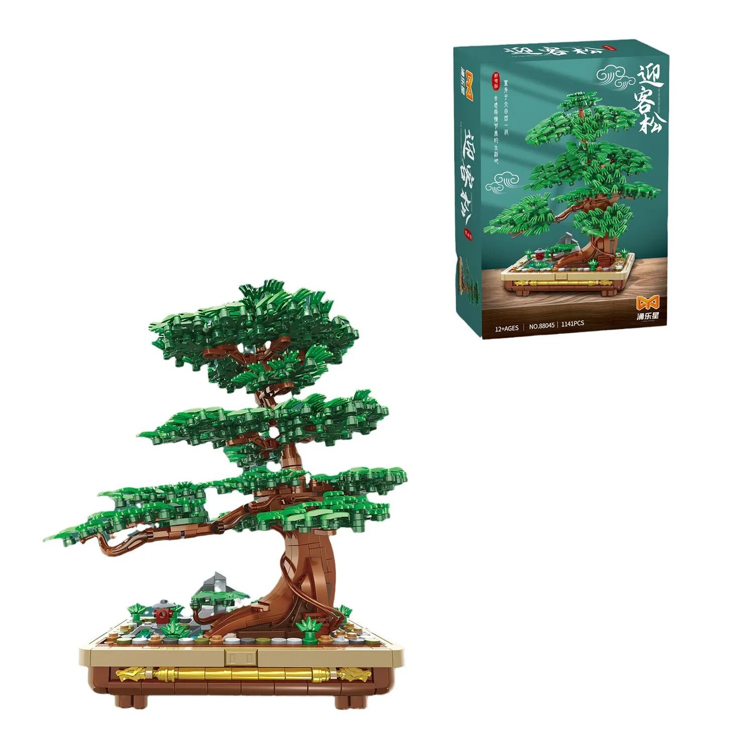 Конструктор Bonsai Tree Бонсай сосна Йингке 1141 деталь
