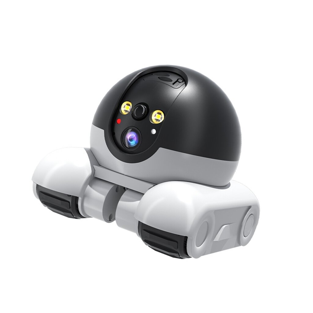 Компактная Роботизированная Камера Наблюдения для домашних животных с Высоким Разрешением 2 Мп И Подвижной Конструкцией