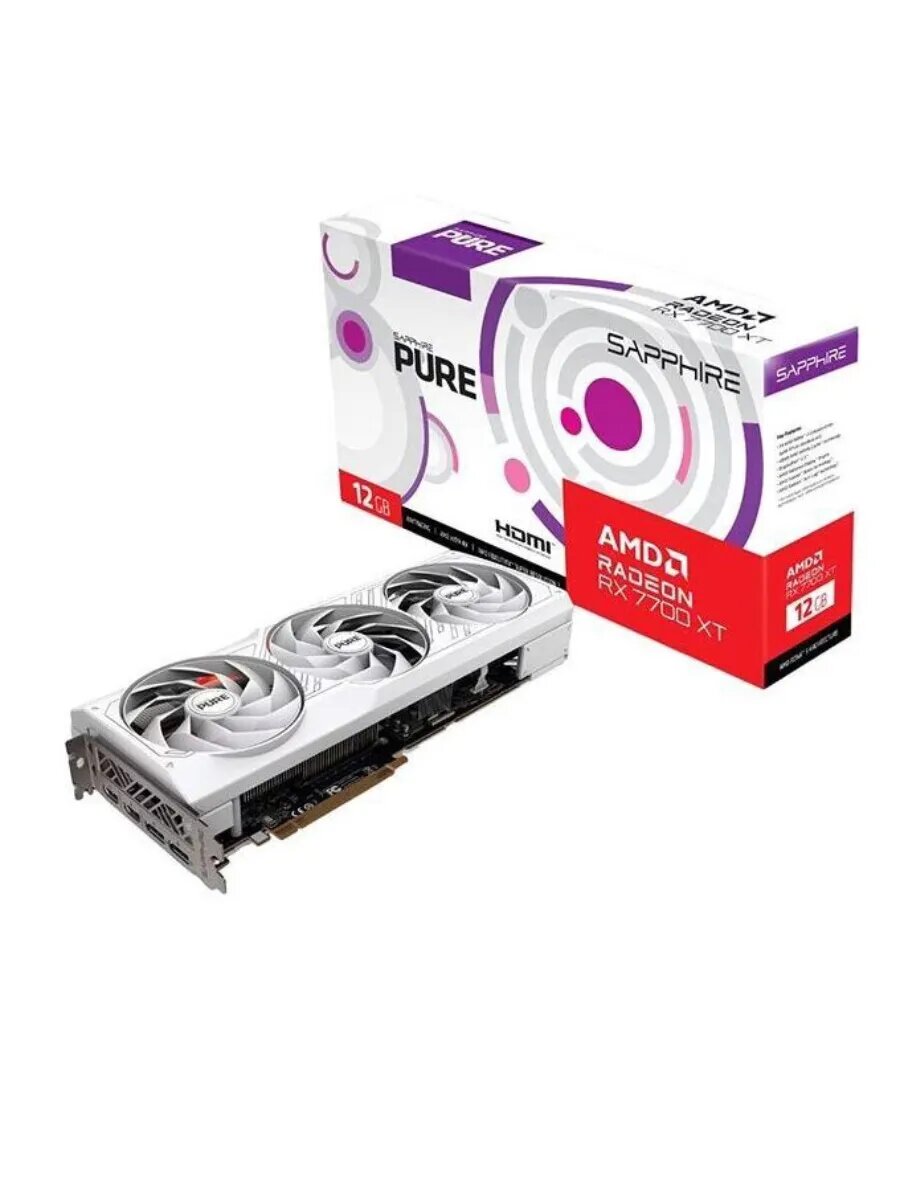 Видеокарта Radeon RX 7700 XT Pure 12 ГБ 11335-03-20G