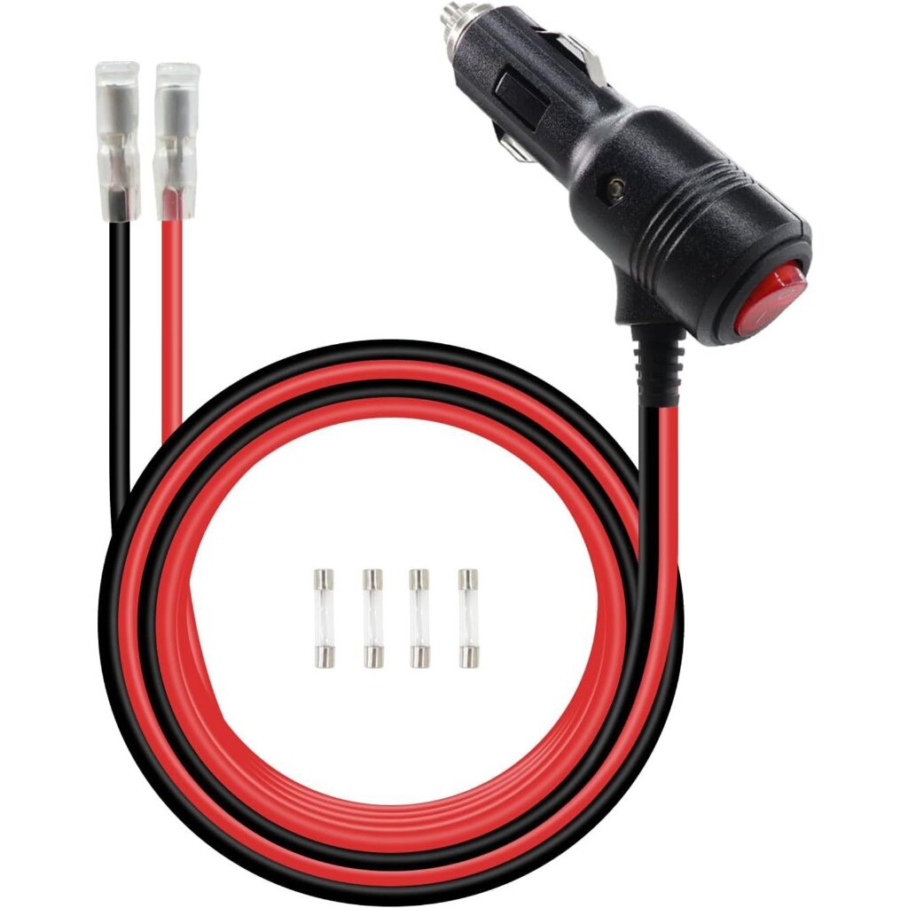 Прикуриватель с кабелем переключения-14AWG 3 метра