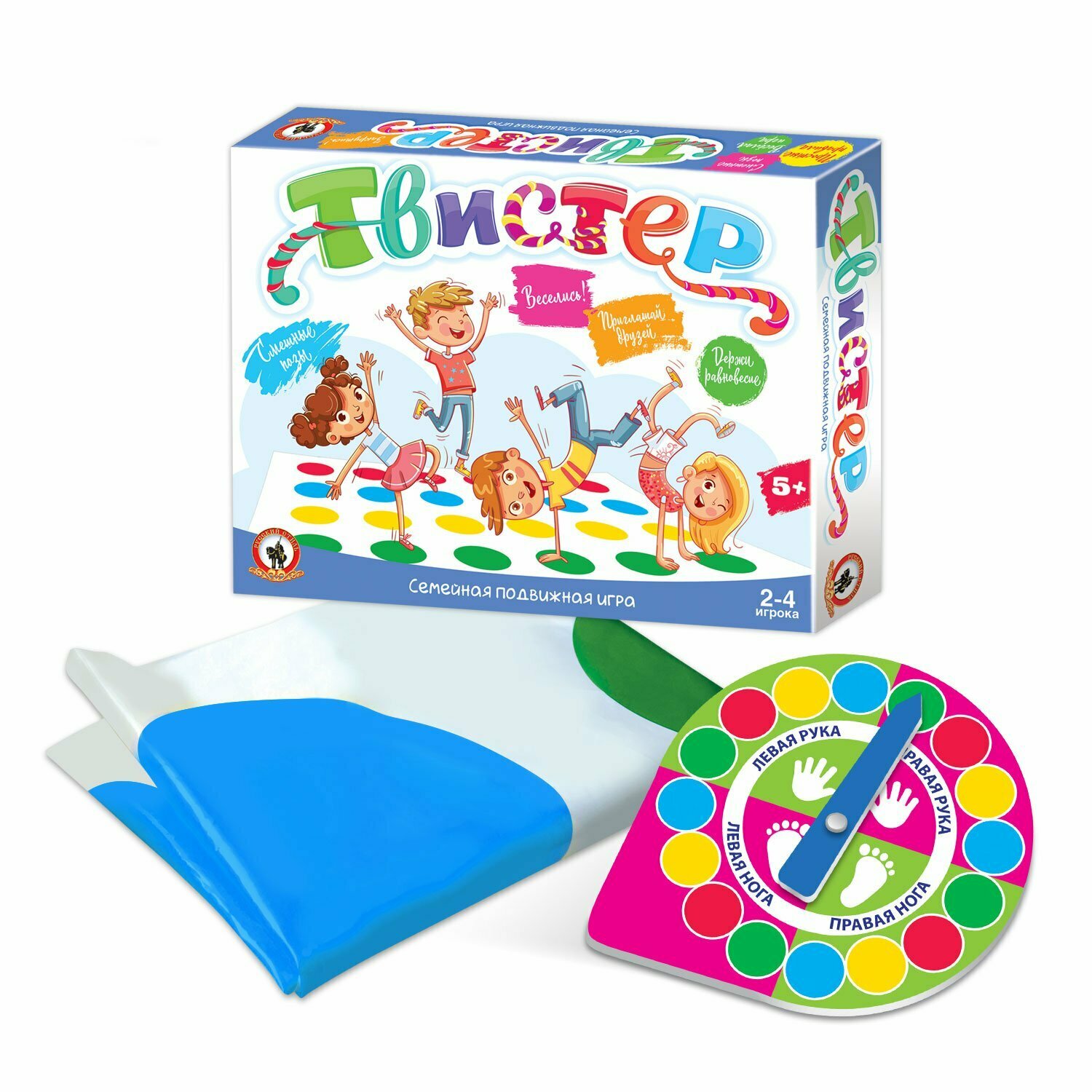 Игра Русский стиль Твистер для детей, 5+, поле 120x180 см 03661