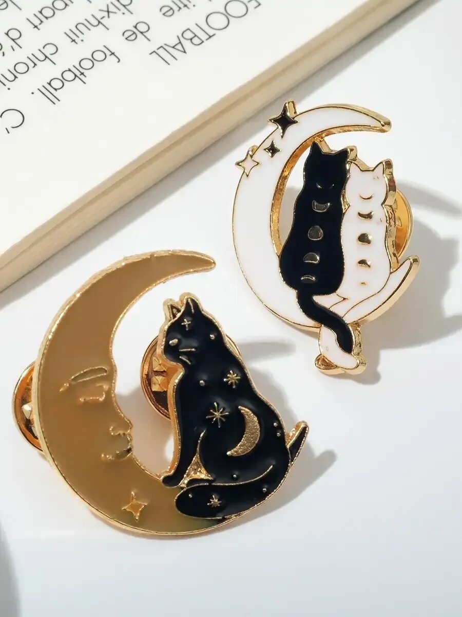 Набор значков 2 шт, медведи, аксессуар