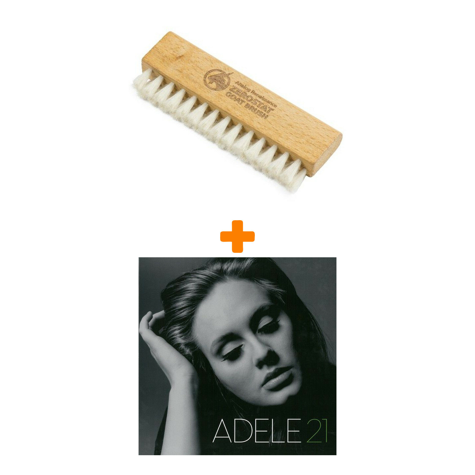 Adele 21 LP + Щетка для ухода за LP из козьей шерсти