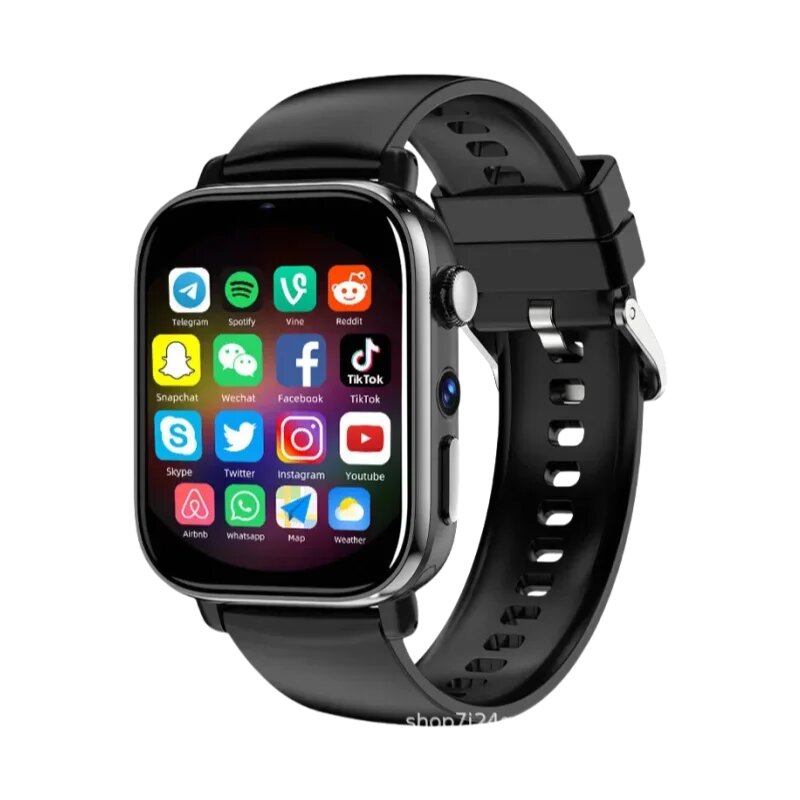 4G New I1 Children's Student Android Video Call Smart Watch 1.99 '410 * 502 HD Screen, SIM Card, GPS WIFI Dual Camera