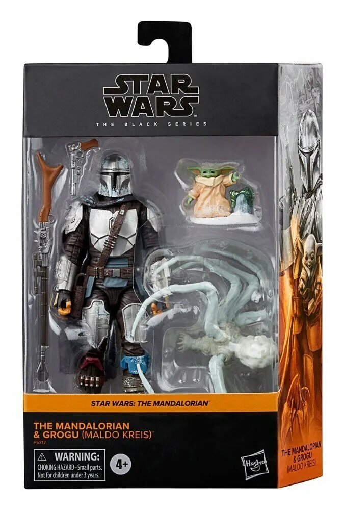 Фигурка HasBro Star Wars Мандалорец и Грогу , Малдо Крейс, черная серия, 15 см