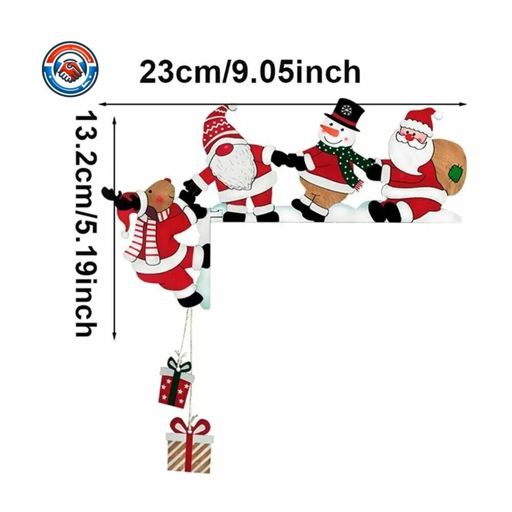 Декор угла двери из дерева, украшение для дверного проёма, деревянный уголок для интерьера, декоративный элемент для дома, миниатюрный деревянный аксессуар