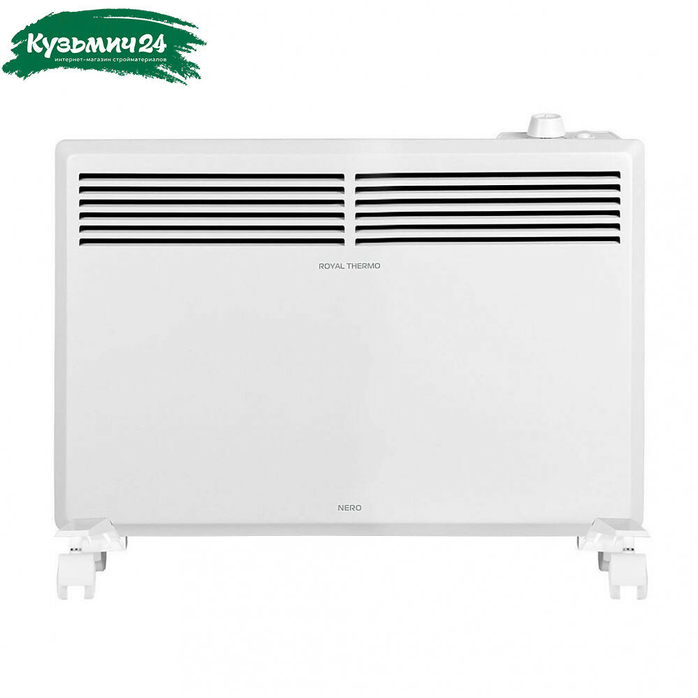 Конвектор электрический Royal Thermo Nero RTCN/M-1500, до 20 кв. м, белый, 1500 Вт