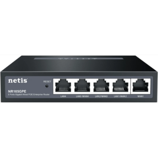 NR105GPE Маршрутизатор Netis 10/100/1000BASE-T черный
