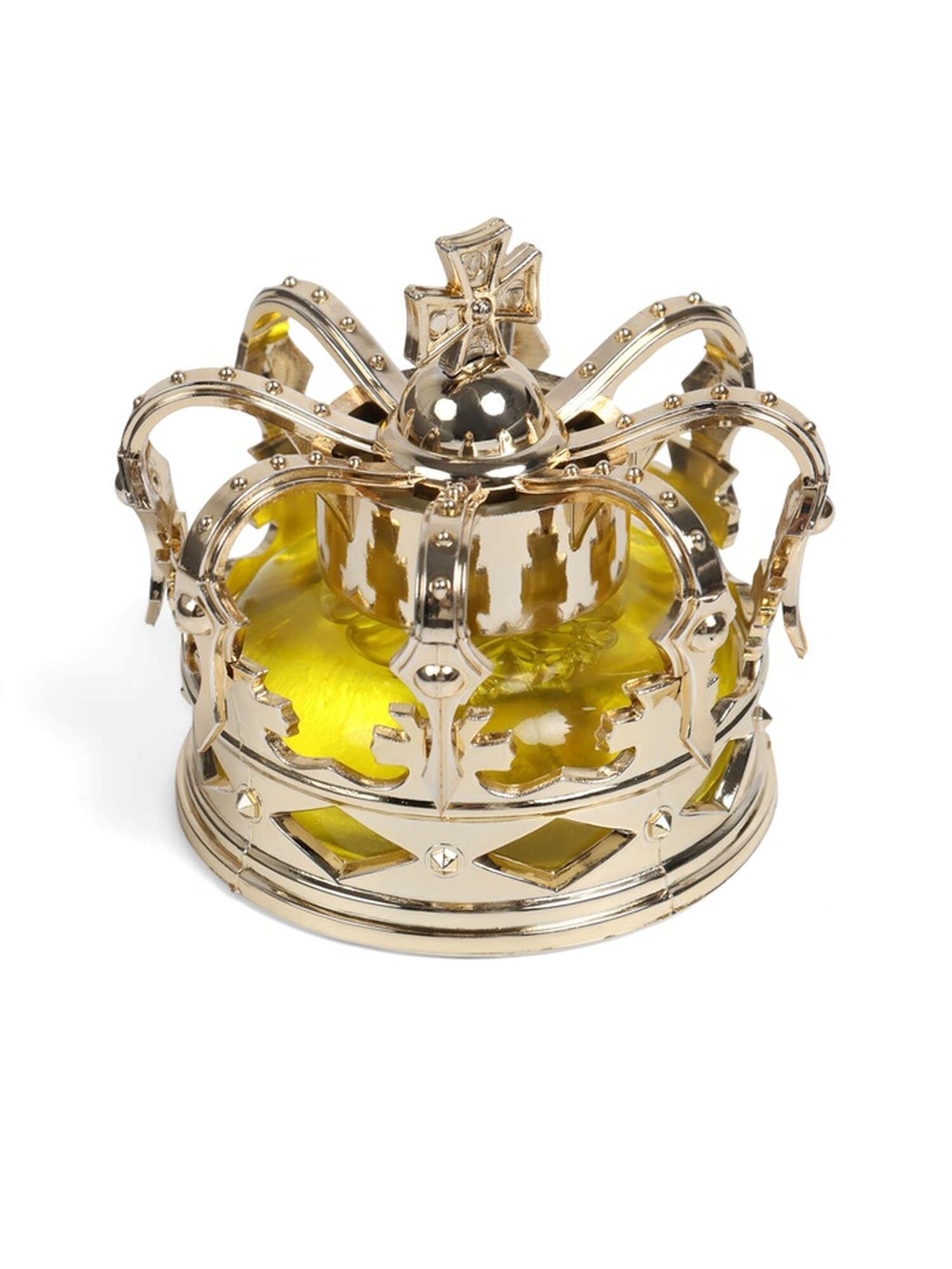 Ароматизатор Сима-ленд Корона, на панель, освежающий лимон, пластик