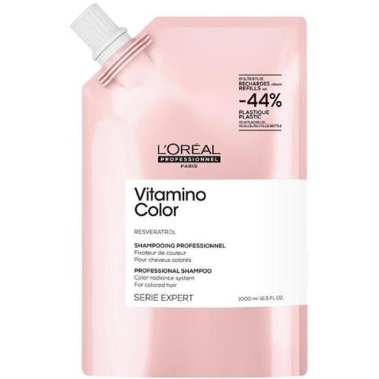 Шампунь для окрашенных волос L`oreal Professionnel Vitamino Color, 1 л (рефил)