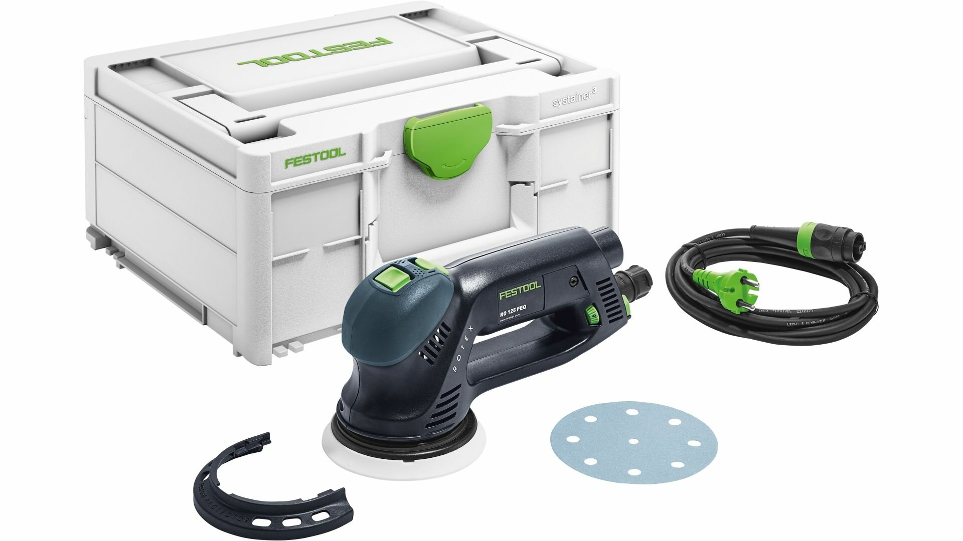 Эксцентриковая шлифовальная машинка с редуктором FESTOOL ROTEX RO 125 FEQ-Plus