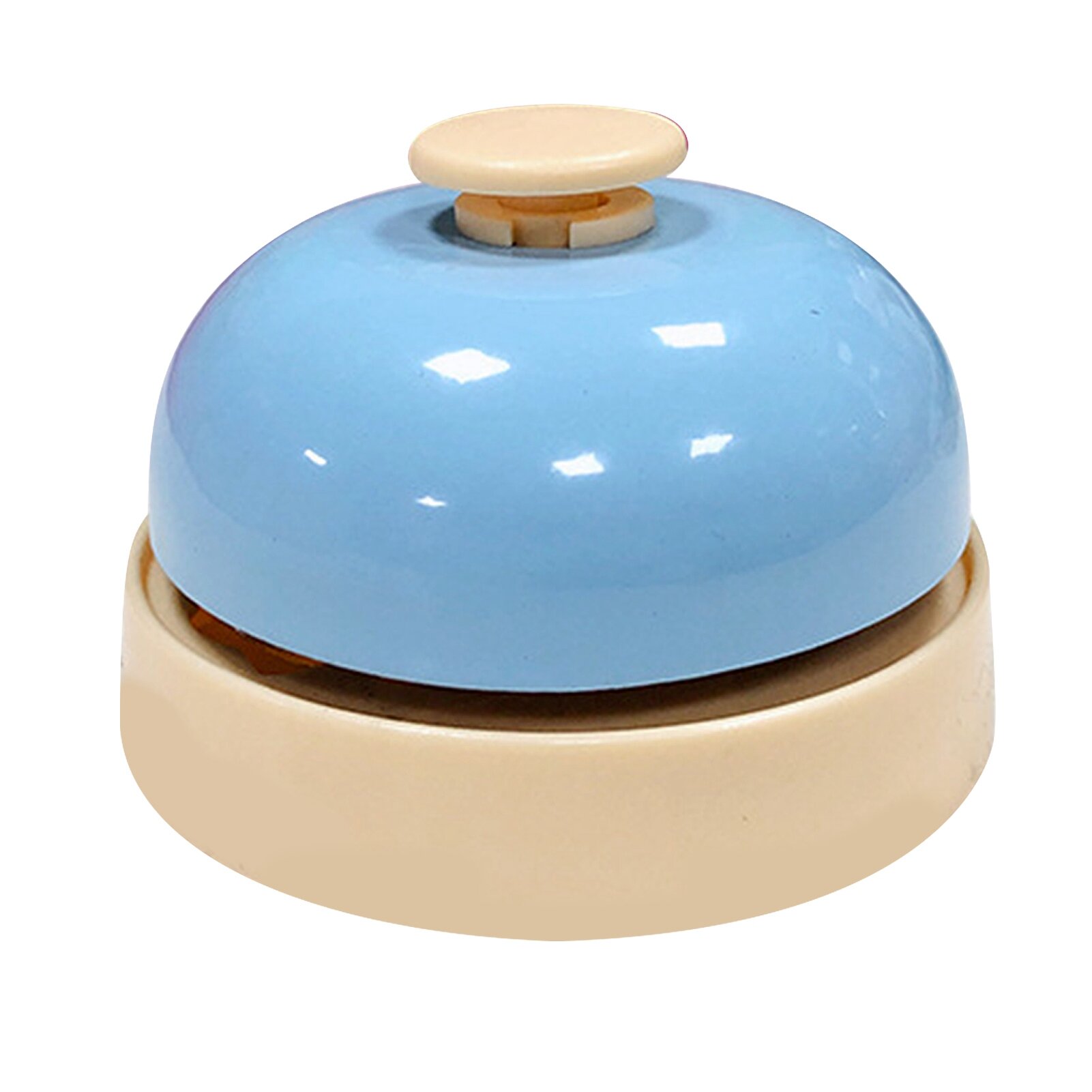 Pet Call Bell Sensitive Buttons Metal Dog Training Called Dinner for Toys Blue