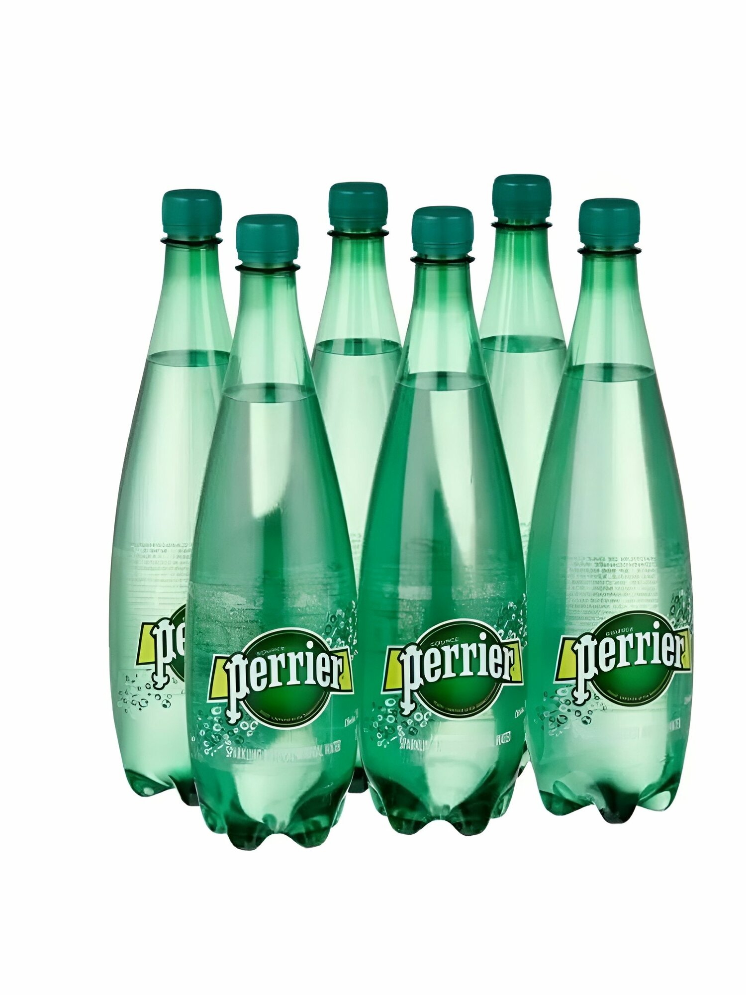 Вода минеральная Perrier (Перье), газированная, 6 шт по 1 л, ПЭТ