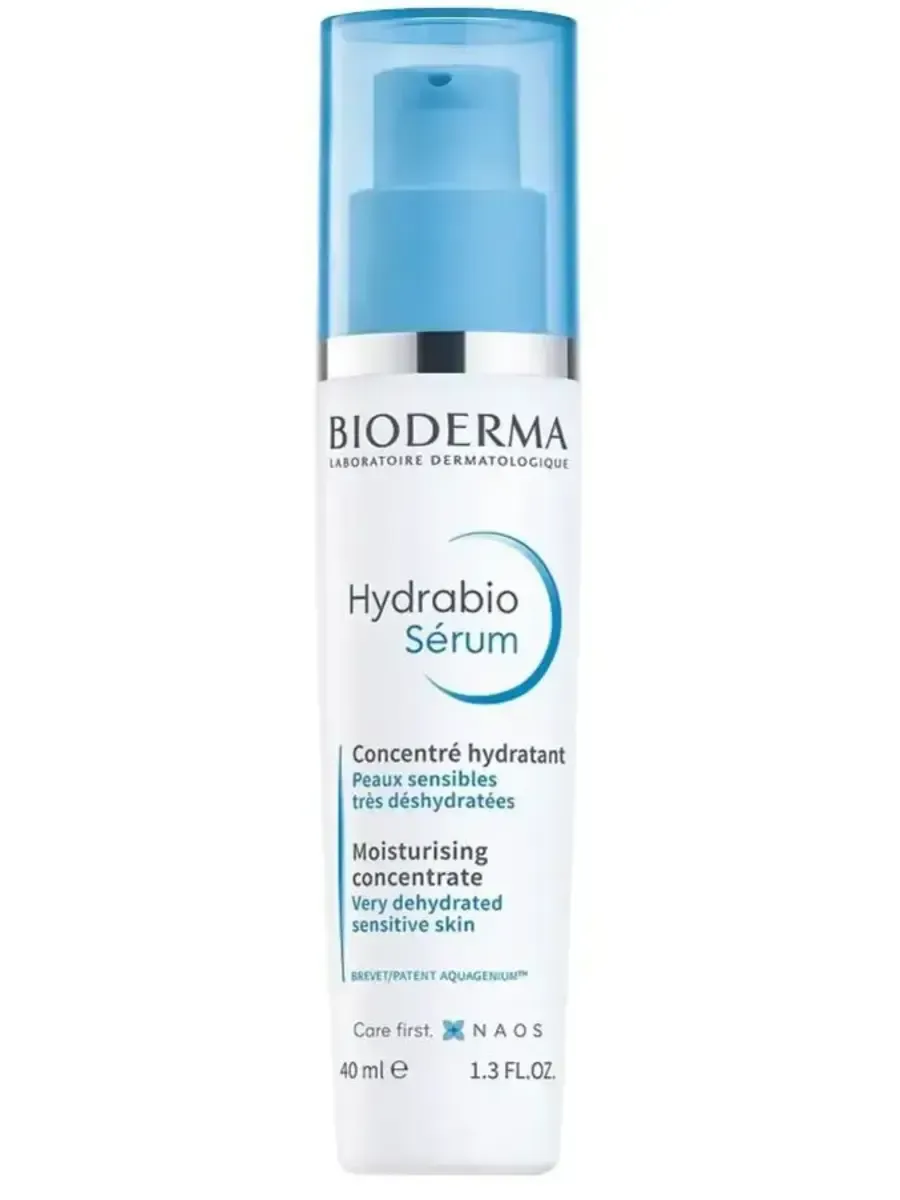Сыворотка Bioderma Hydrabio Serum увлажняющая для лица, для чувствительной и очень обезвоженной кожи, 40 мл