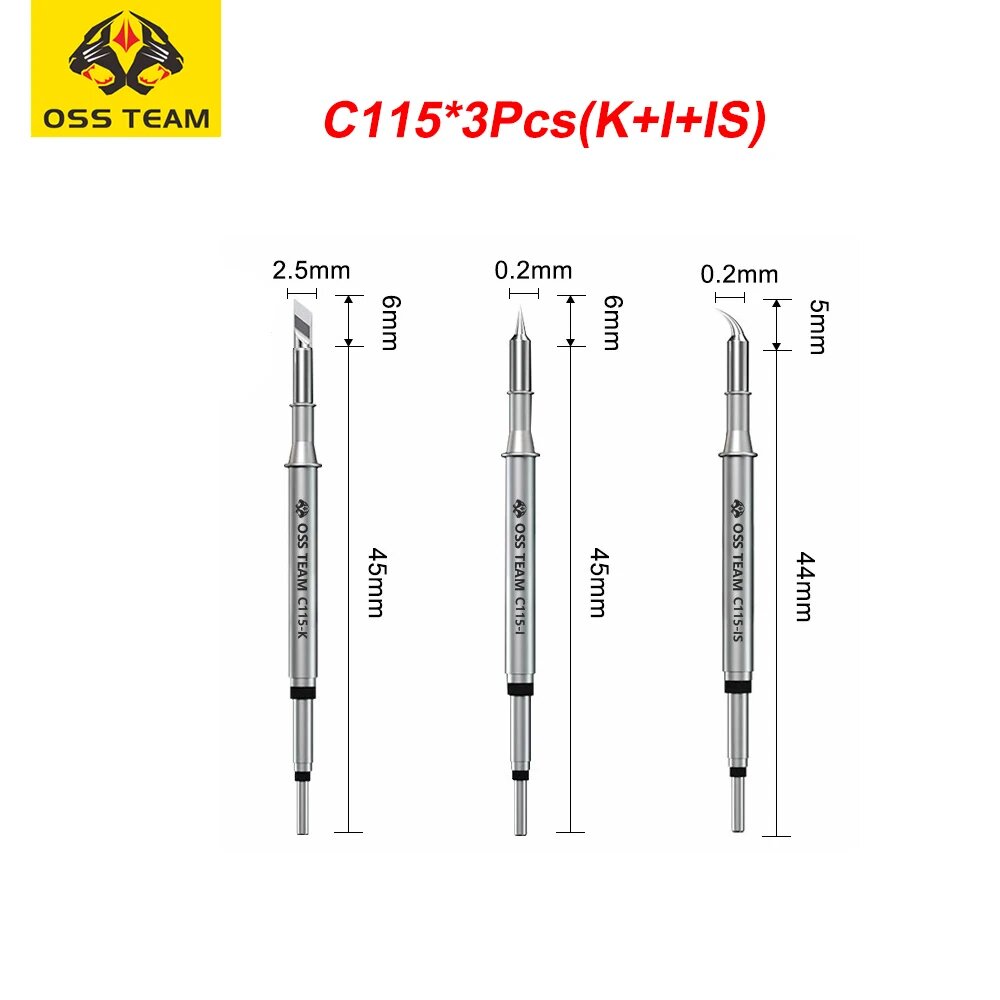 Сварочный наконечник OSS C115 (K+I+IS) 3шт
