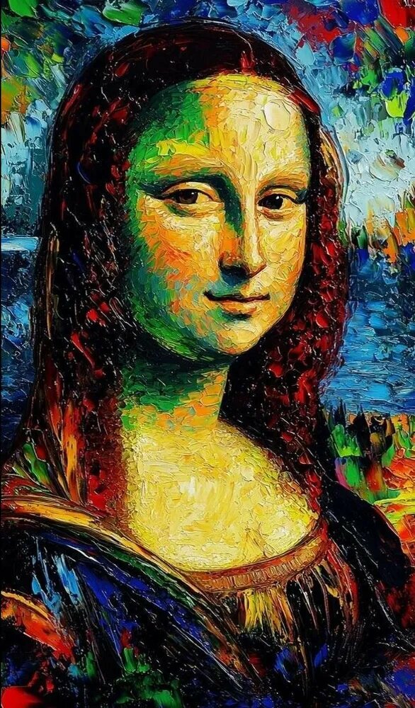 Алмазная Мозаика "Мона Лиза" 40х50 См Алмазная Вышивка / Картина Стразами Подарков / Украшения
