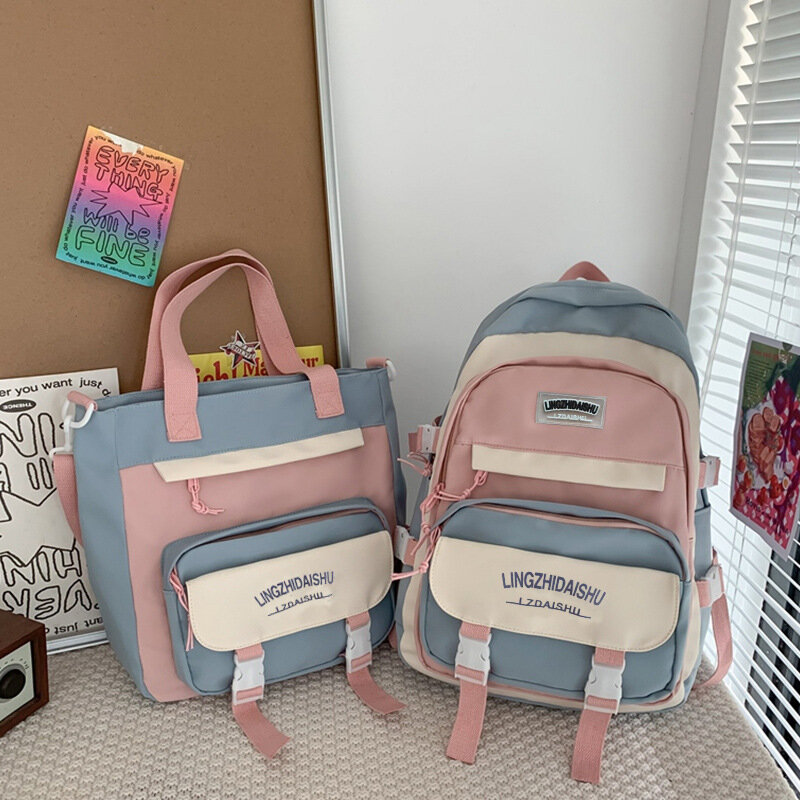 2026 Новейший школьный рюкзак для девочек, летний стиль Ins, рюкзак для старшеклассников, учеников средней школы и учеников начальной школы в возрасте от трех до шести лет, милый рюкзак