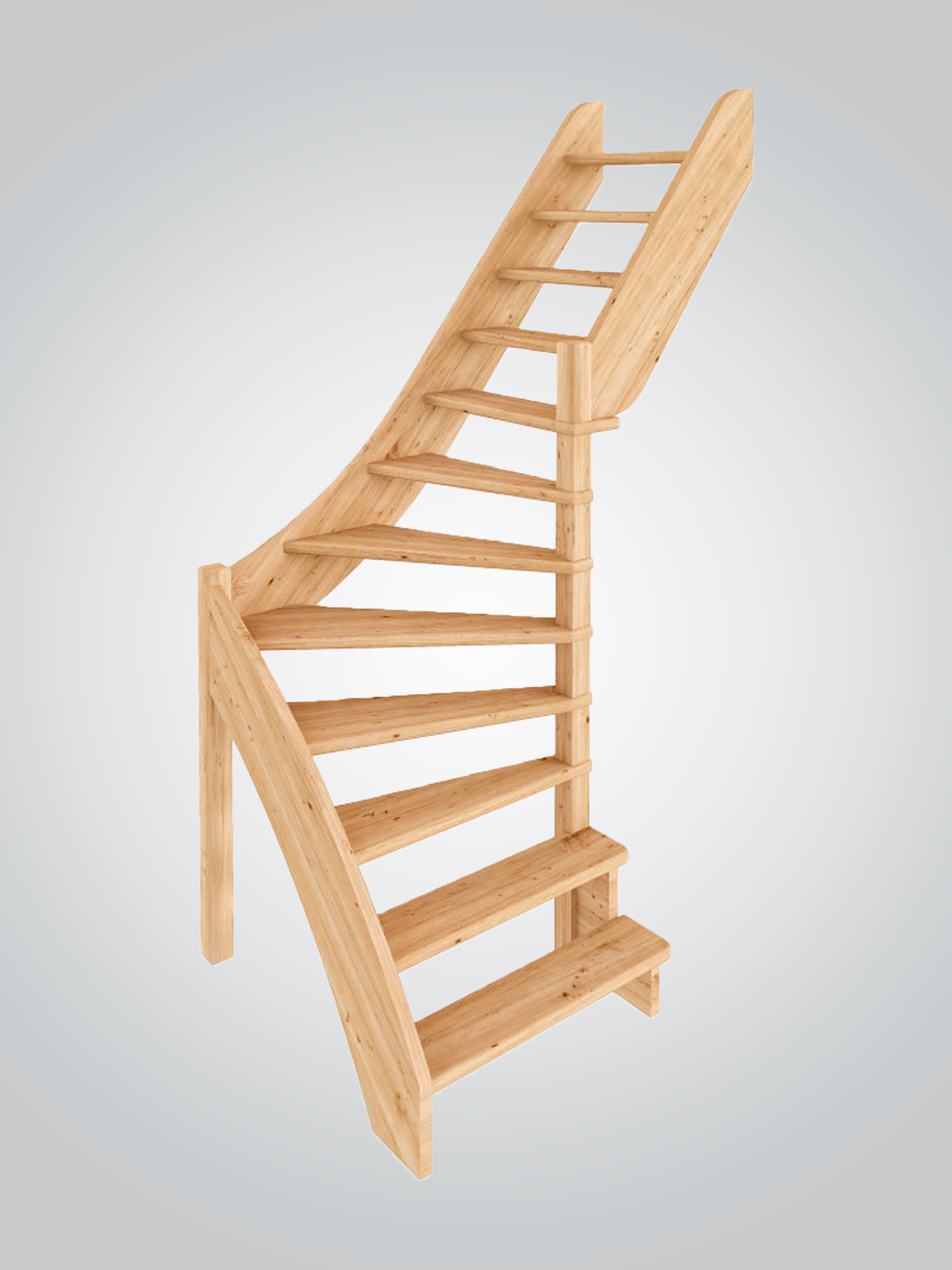 Лестница на второй этаж ЛС-92м/2 Правая