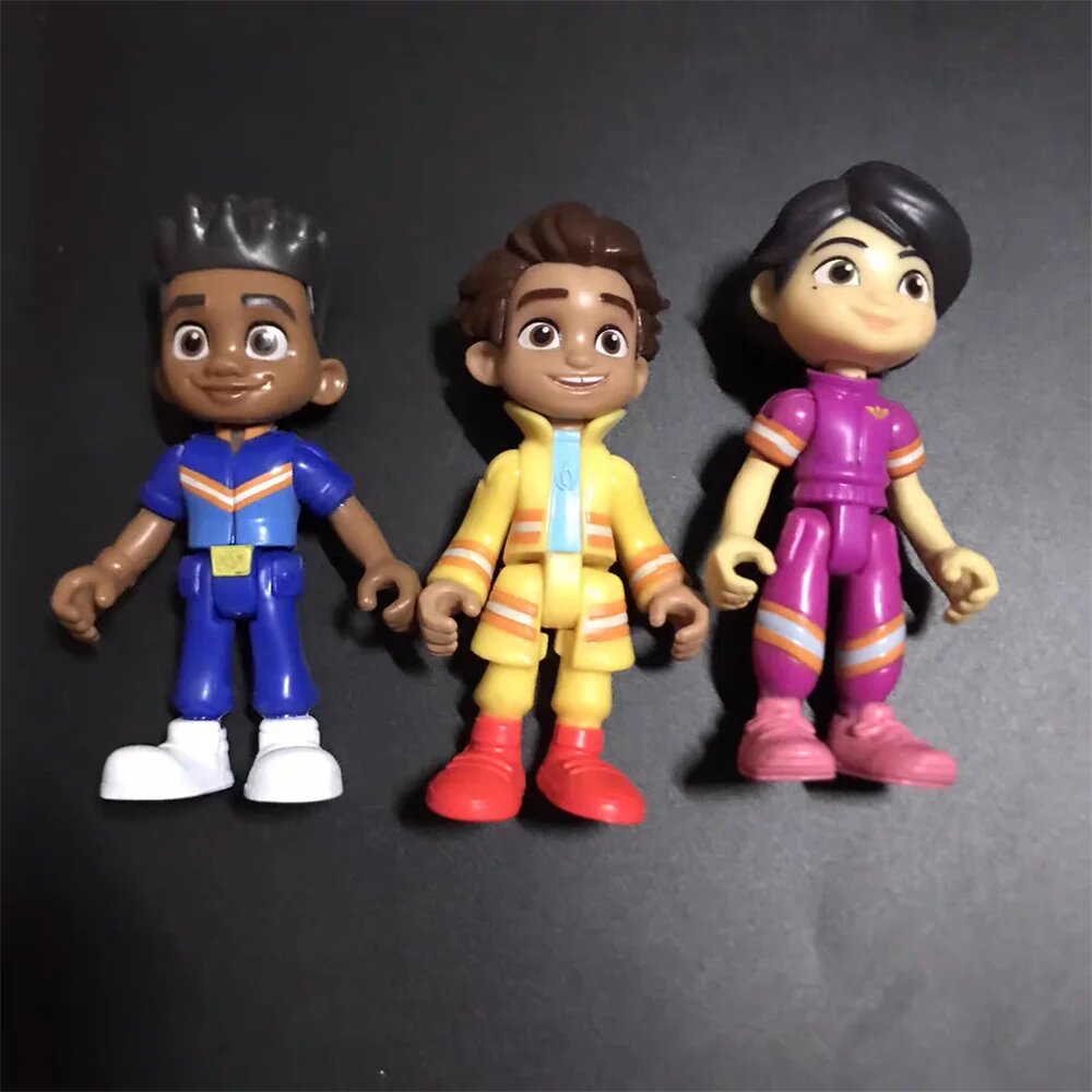 Оригинальная кукла пожарного Huoya Sanbao KL4-3pcs