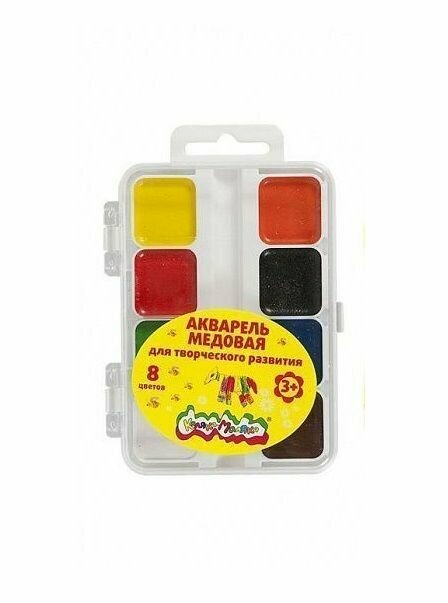 Каляка-Маляка Акварель без кисти, с европодвесом, 8 цветов