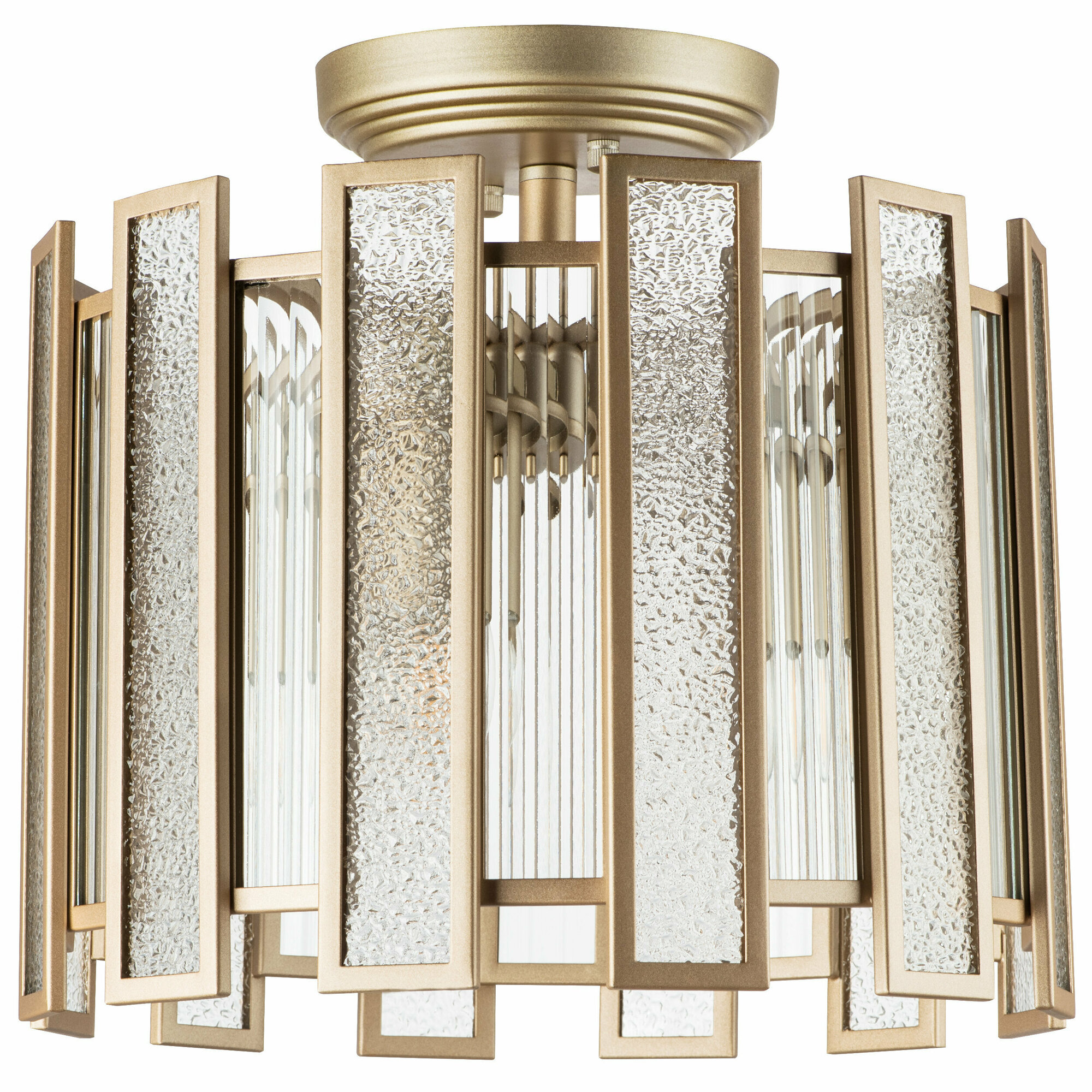 712042 Люстра AGAVE 3х40W E27 шампань/прозрачный, шт