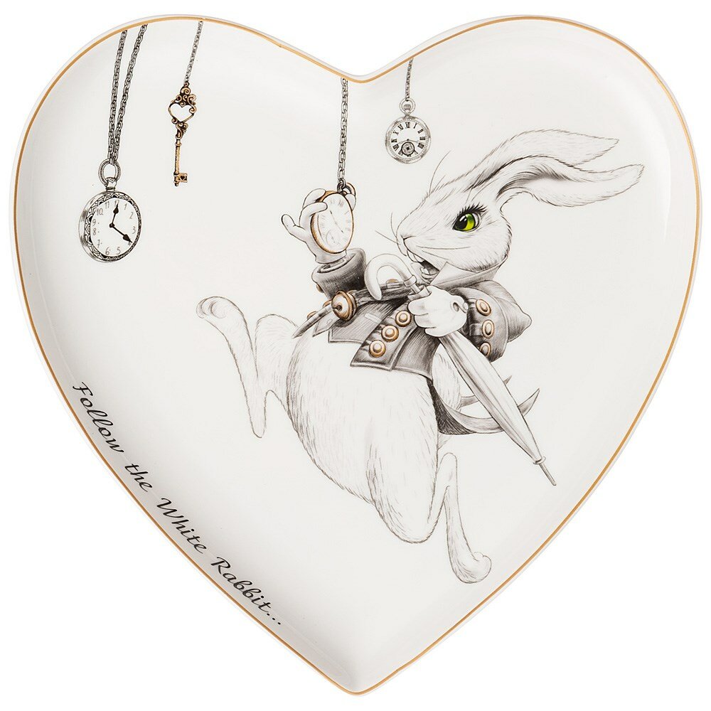 Тарелка-сердце lefard "Wonderland" 21,5*2 см