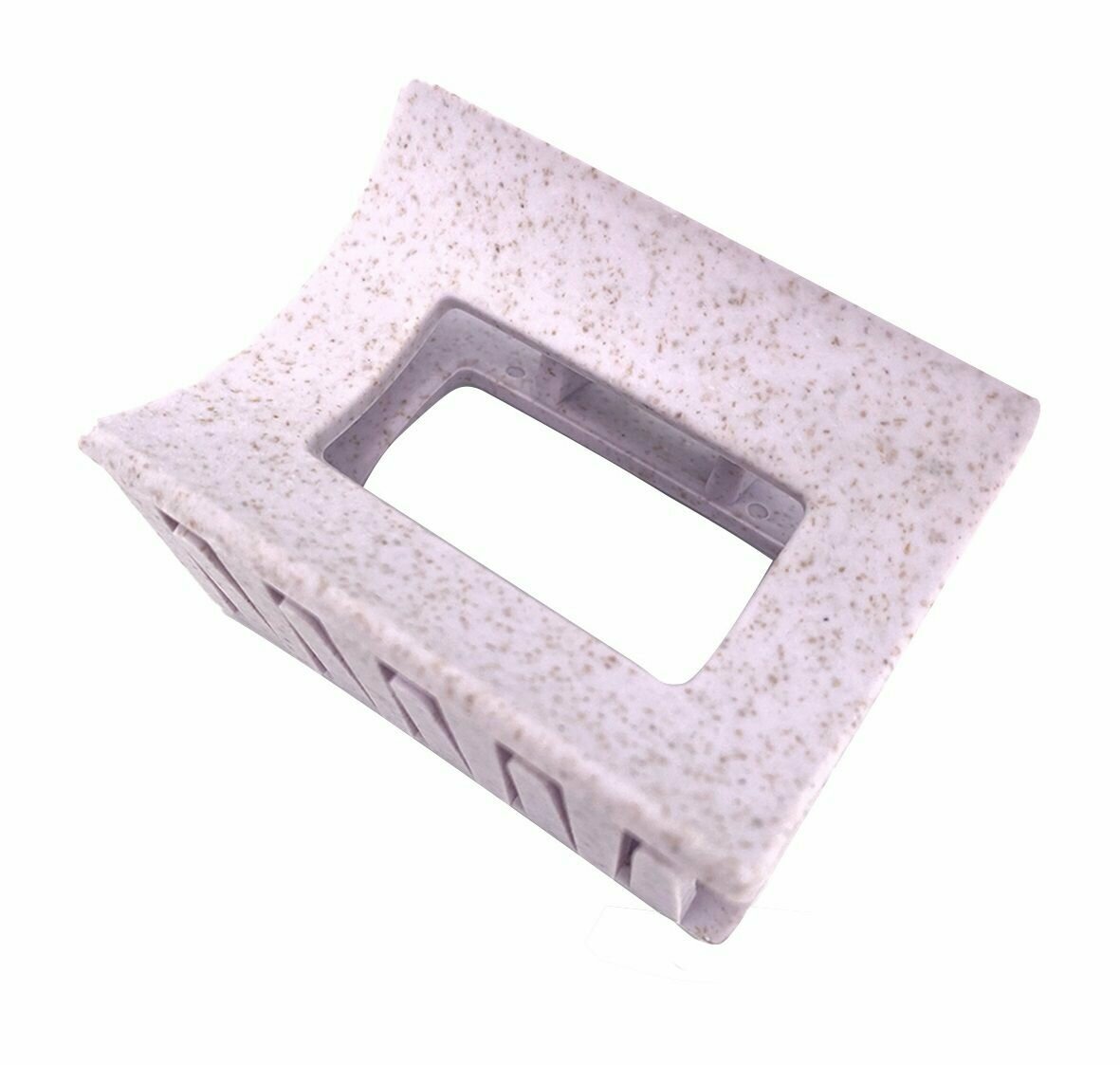 SOLOMEYA ПРОФ Крабик для волос из натуральной пшеницы Квадратный, Лиловый