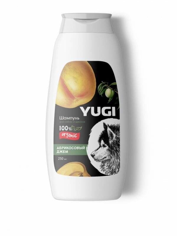 Шампунь YUGI для собак и щенков абрикосовый джем 250мл
