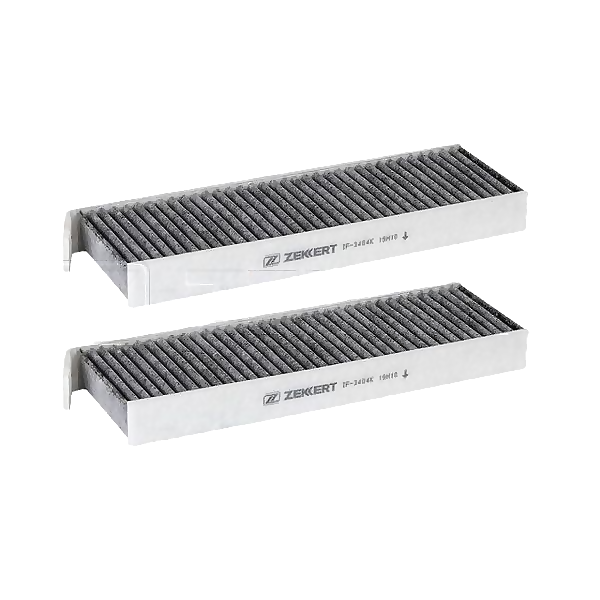 ZEKKERT if-3404k (1609998980 / 6447XF / 647992) фильтр салон. угольн. (к-т 2 шт.) Peugeot (Пежо) partner II 08- 3008 I II 09-
