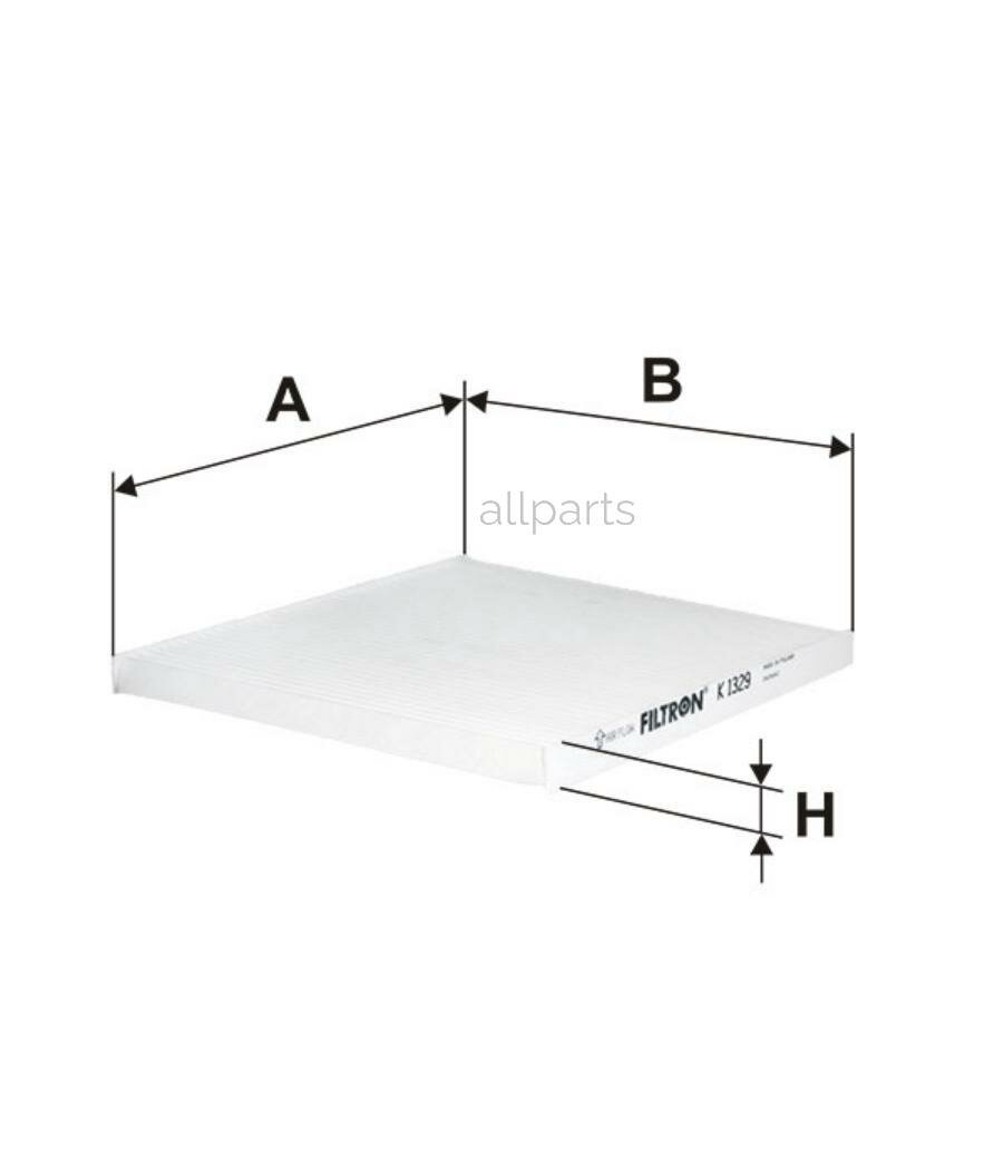 FILTRON K 1329 Фильтр салона HYUNDAI SOLARIS 10-/KIA RIO IV 11-