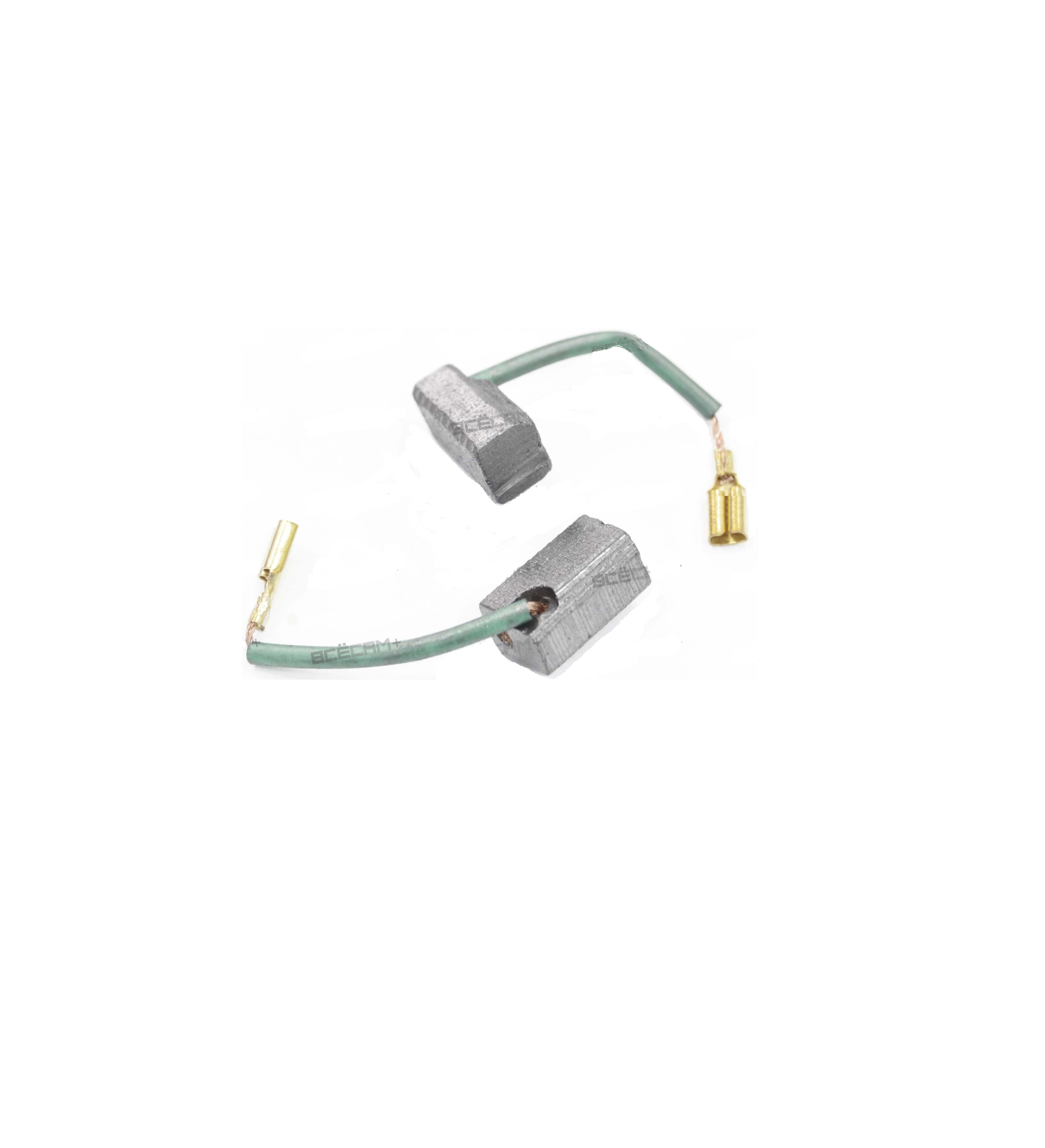 Электроугольная щетка, щетки графитовые для электроинструмента, размер 6,4х 7,4х13 мм (1 пара)