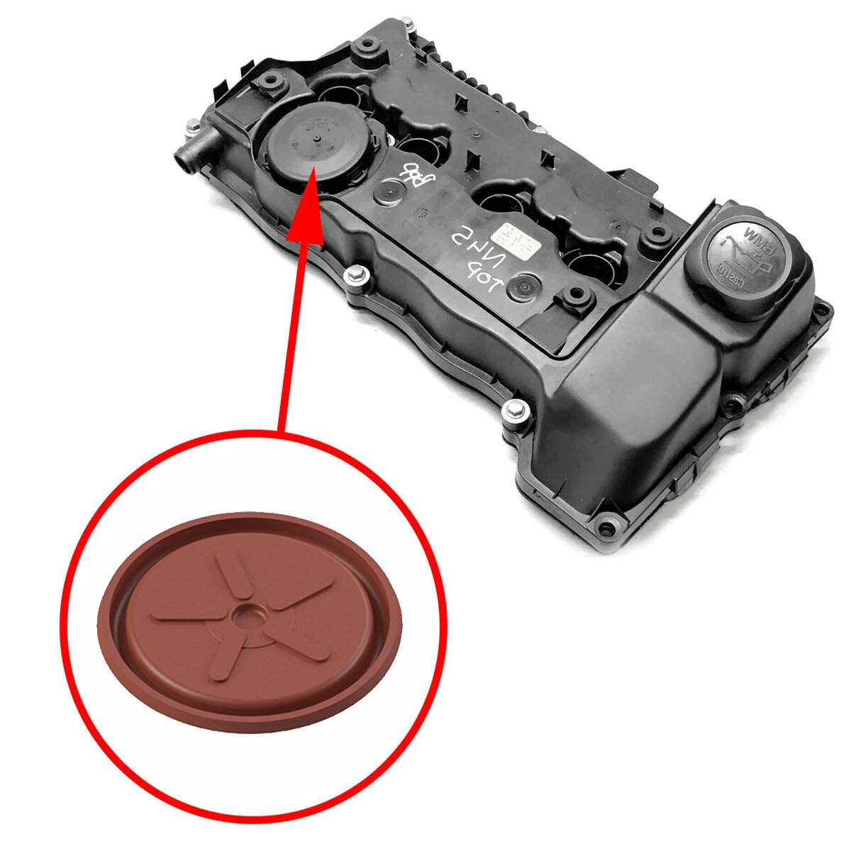 Мембрана клапанной крышки для BMW N45, N45N, N45T 11127568579, M56 11127521086