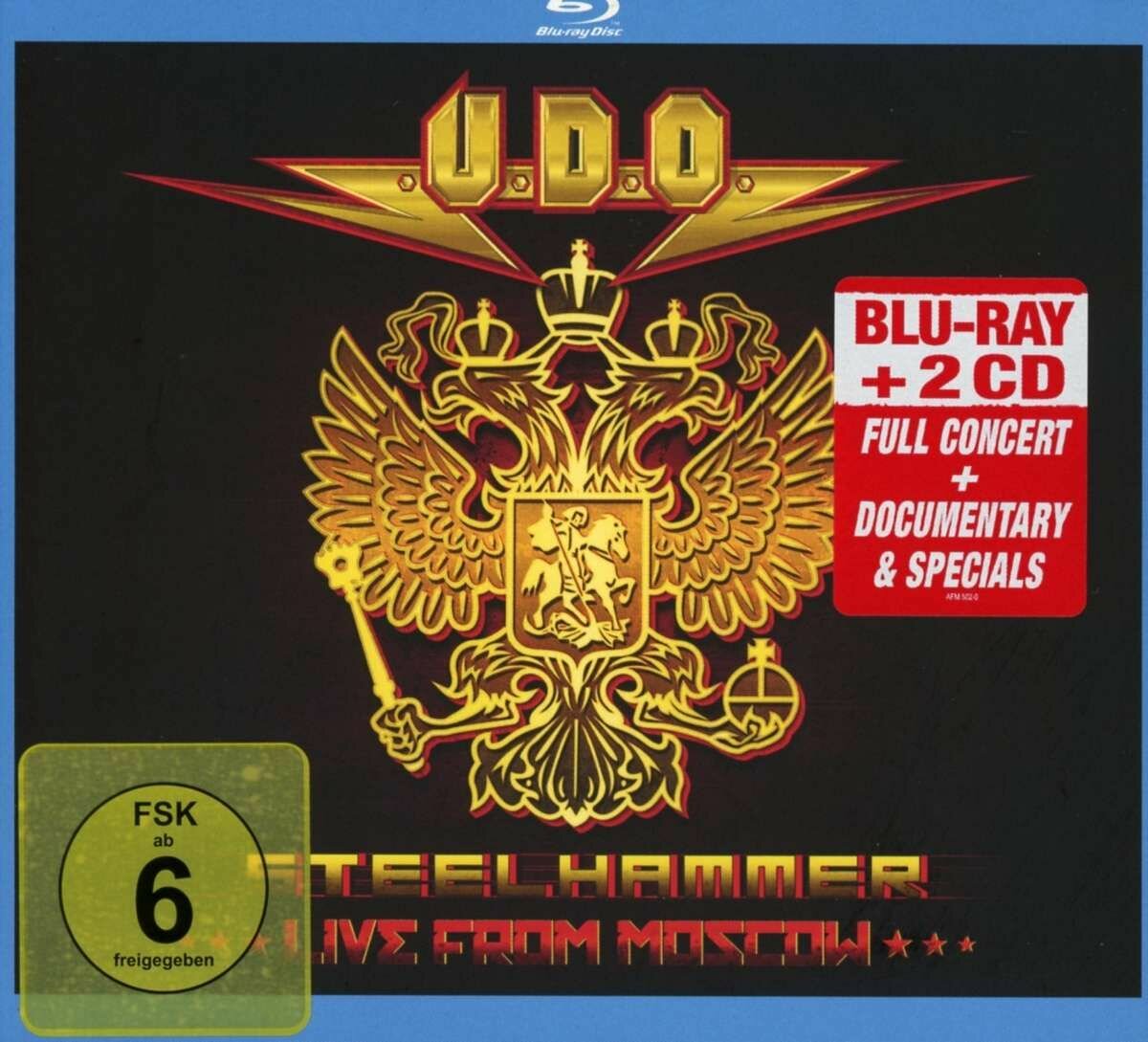 Диск U.D.O. - Steelhammer: Live In Moscow (Blu-ray + 2CD Digipack) (2 CD)