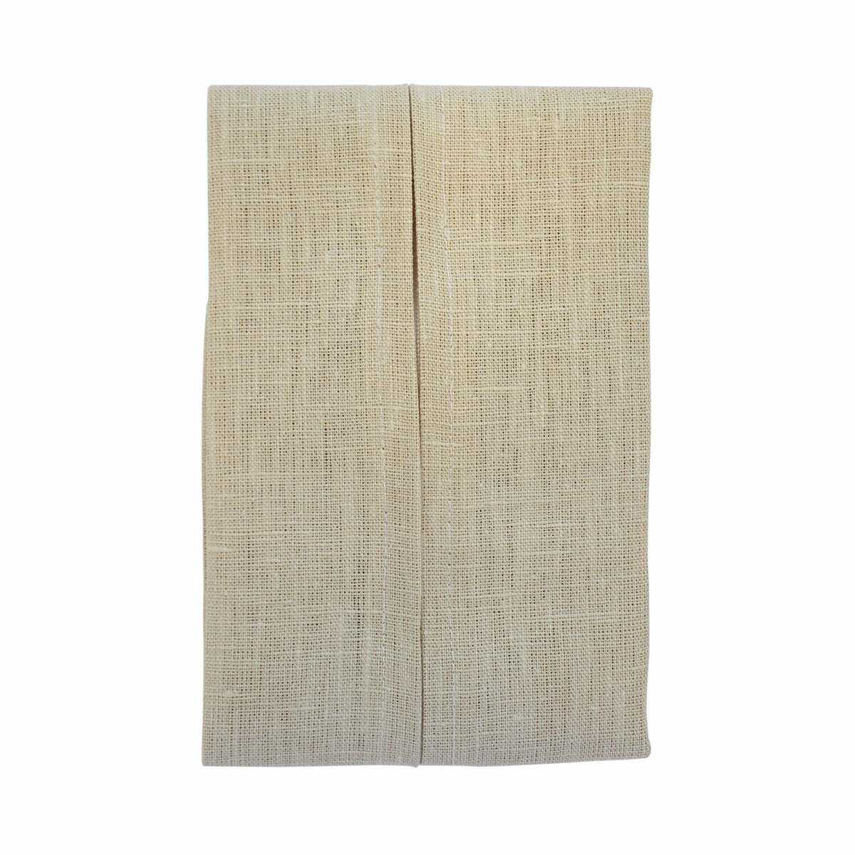 Нижняя сторона наволочки заготовка с молнией Айрис PLC-1,100% лен, 45*45 см (бежевый)