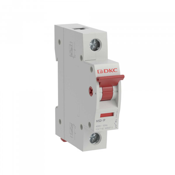 DKC YON max Выключатель нагрузки модульный MSD 1P 63A