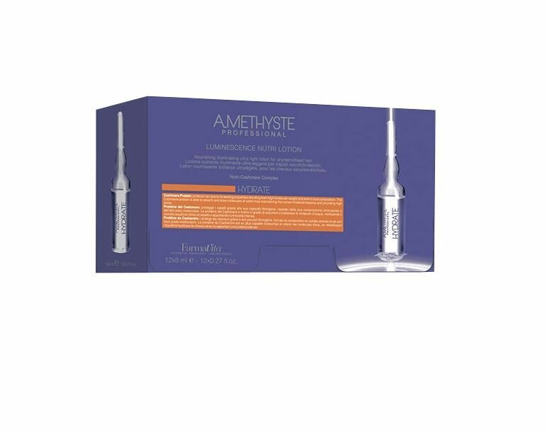 Лосьон для сухих и поврежденных волос Farmavita Amethyste Hydrate Mask, 12*8 мл