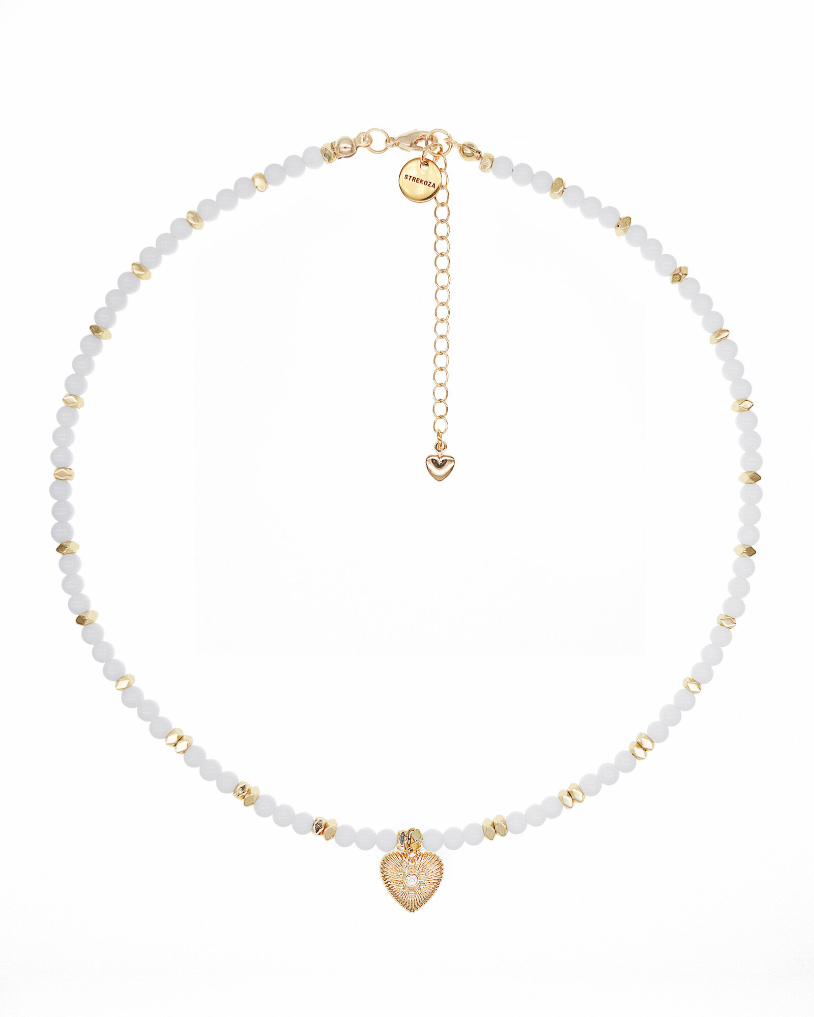 Колье, циркон, агат