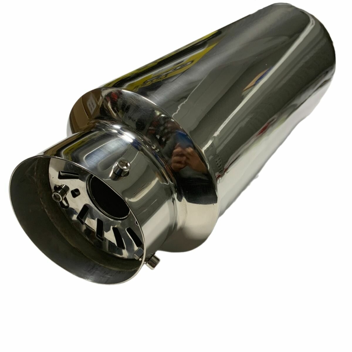 Глушитель прямоточный, спортивный HJ-A0072 (нержавеющая сталь)