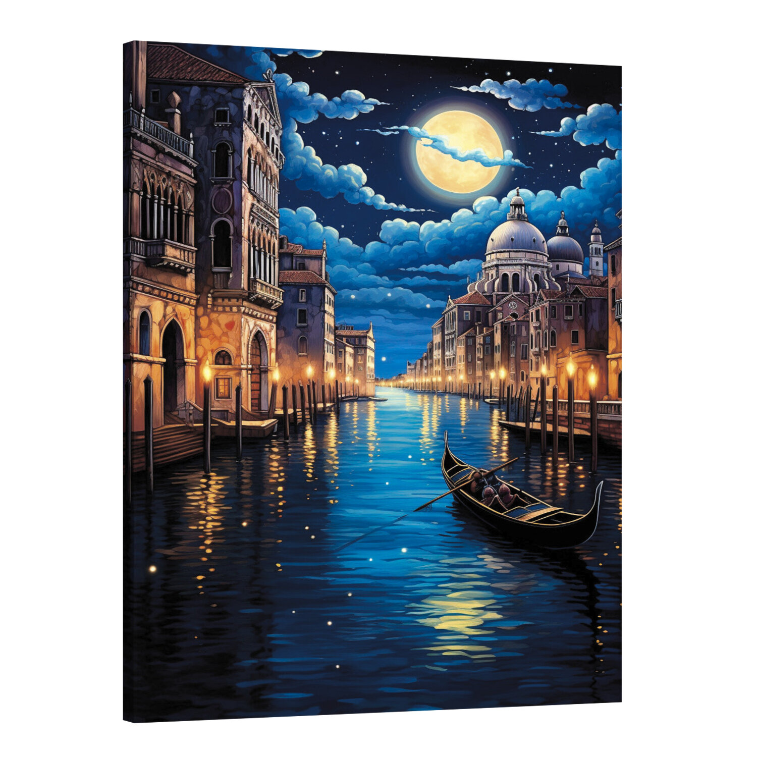 Интерьерная картина 50х70 "Италия: магия городов"