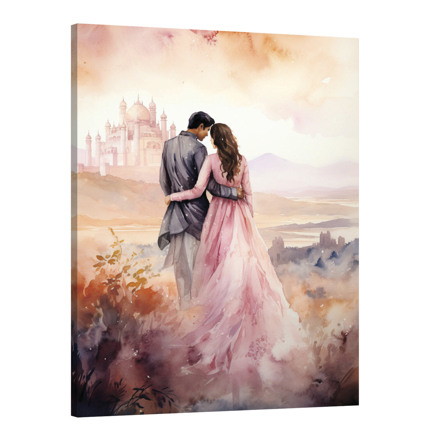Интерьерная картина 50х70 "Вечная любовь короля и королевы"