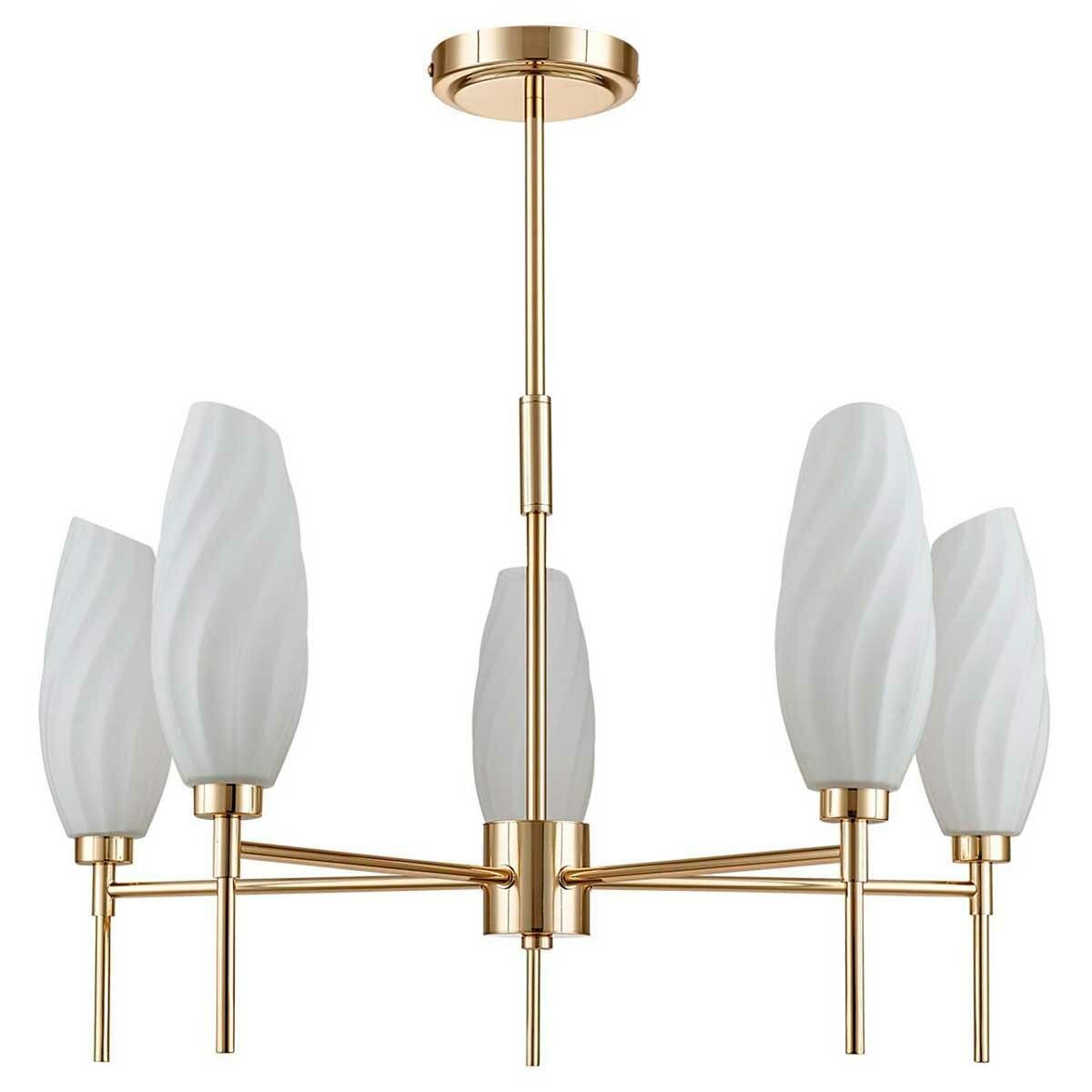 Потолочная люстра Lumion SHIVON 6518/5C, 5 лампочек, белая, цоколь G9