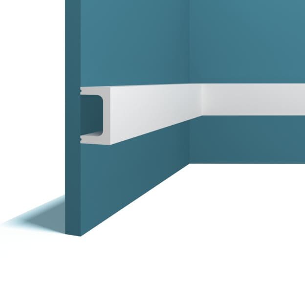 Молдинг Perfect Plus Р86, ударопрочный, белый, под покраску, влагостойкий