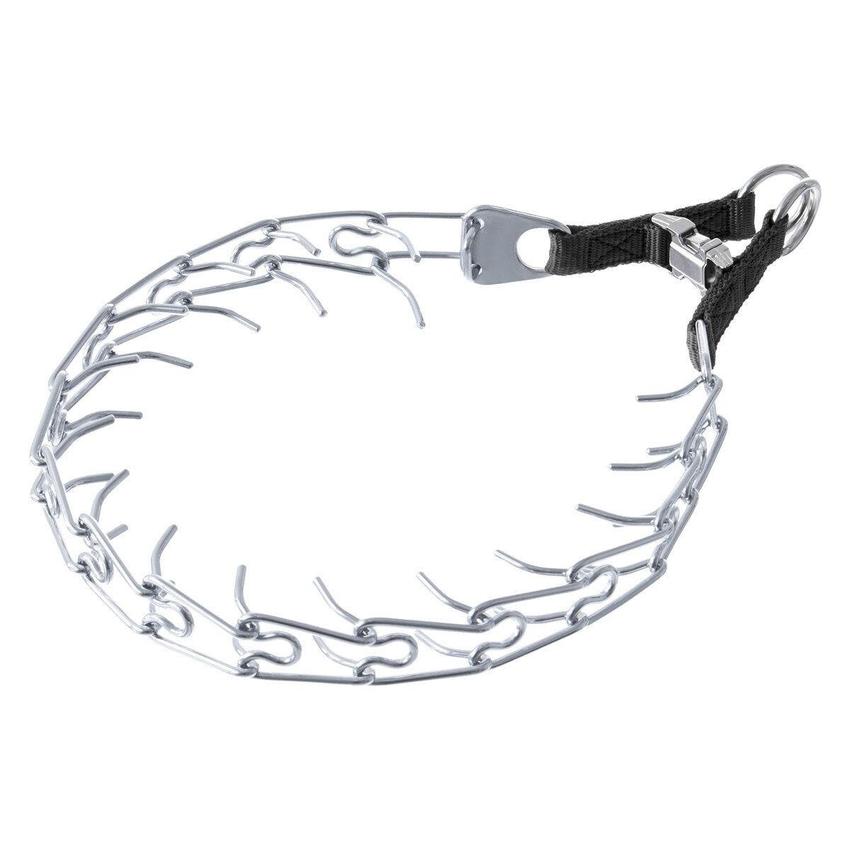 Строгий ошейник для собак средних и крупных пород, съемные звенья, обхват шеи до 62 см, диаметр звена 3,2 мм, ZooOne