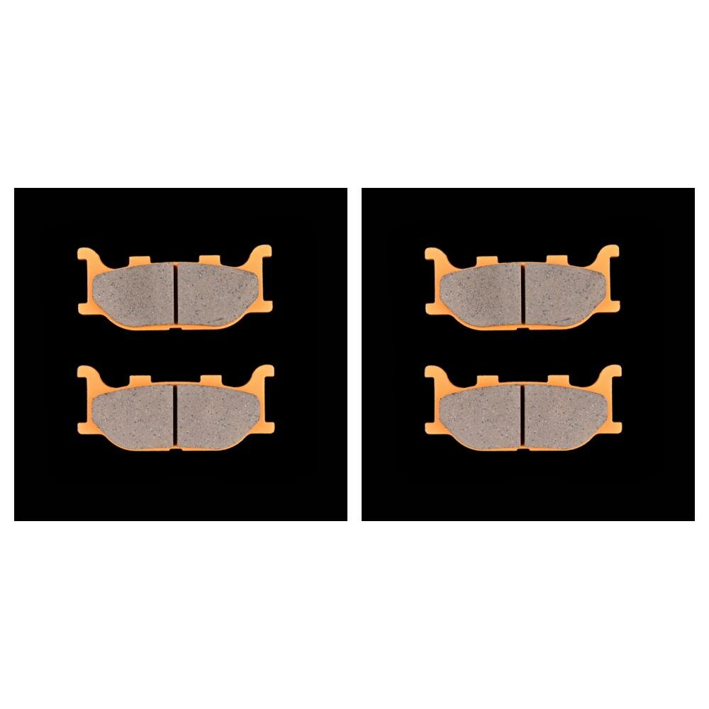 Комплект тормозных колодок для YAMAHA FZ6 Fazer - Half Fairing (Без ABS, 2-поршн. суппорт) 2004-2007 PL199 на переднюю ось